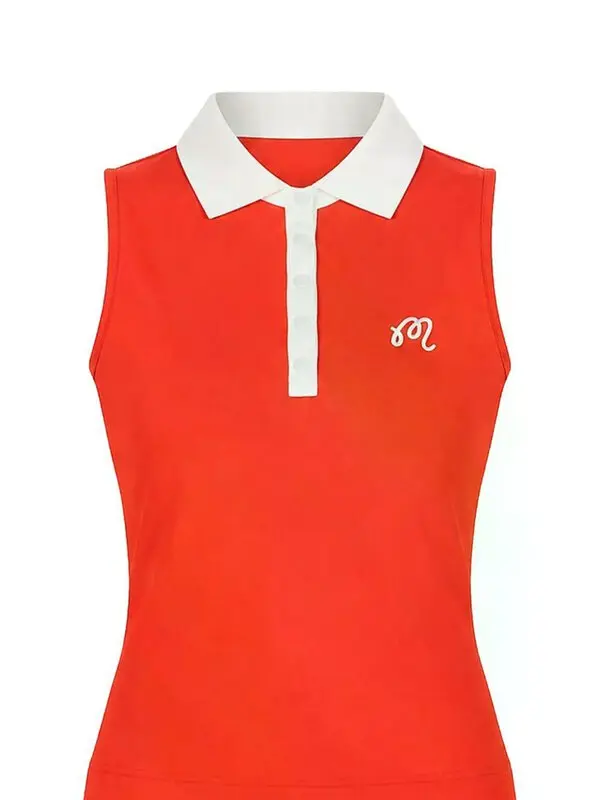 MALBON Claudia Sleeveless Polo Shirt