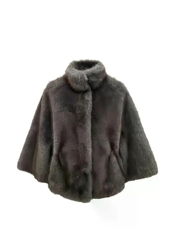 VALENTINI 1972 High-neck Faux-fur Jacket
