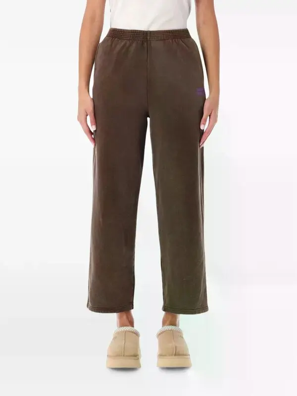 American Vintage Plizzy Logo-print Track Pants