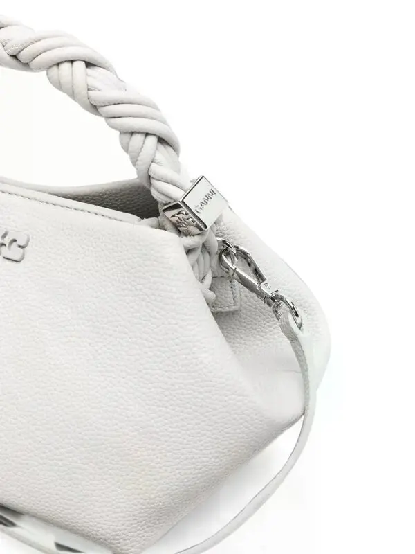 GANNI Bou Small Grain Top Handle Bag