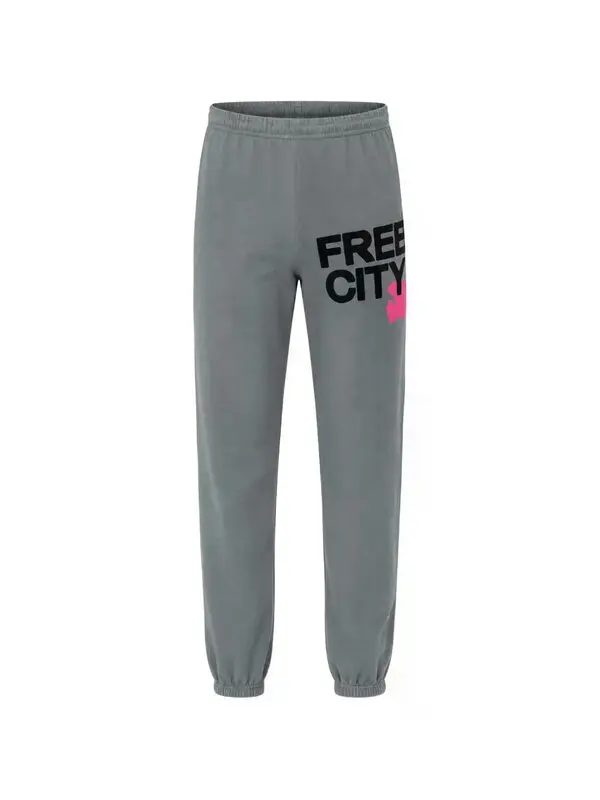 FREECITY Logo-print Elasticated Track Pants