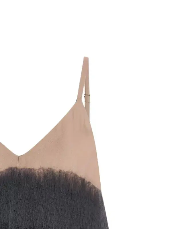 TELA Gradient-effect Virgin Wool Mini Dress