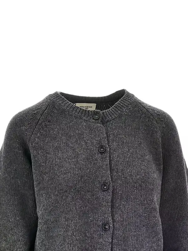 Max Mara Ribbed-trim Raglan-sleeve Cardigan