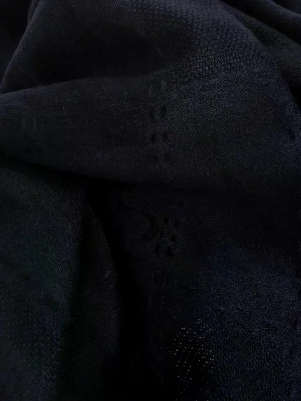FERRAGAMO Gancini Jacquard Fringed Scarf
