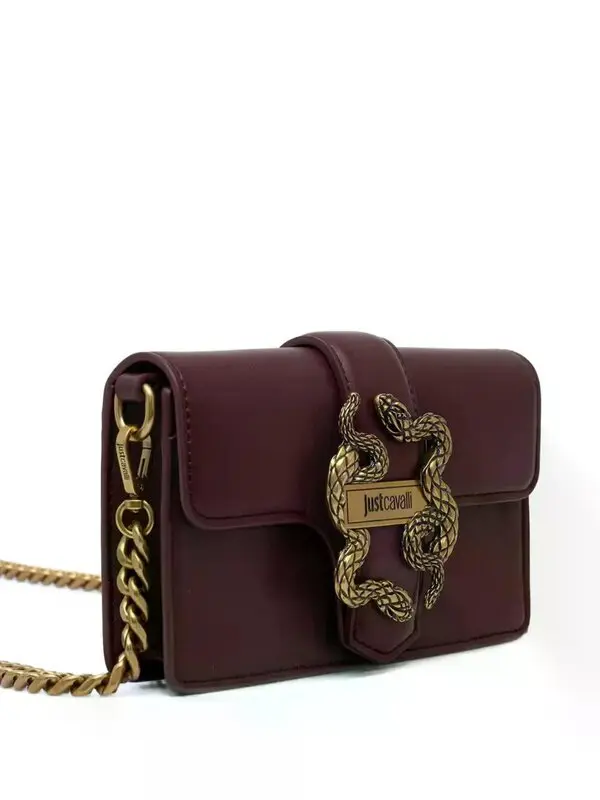 Just Cavalli Snake Plaque Mini Bag