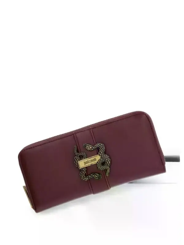Just Cavalli Iconic Snakes Logo-plaque Wallet