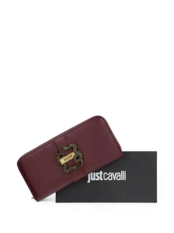 Just Cavalli Iconic Snakes Logo-plaque Wallet