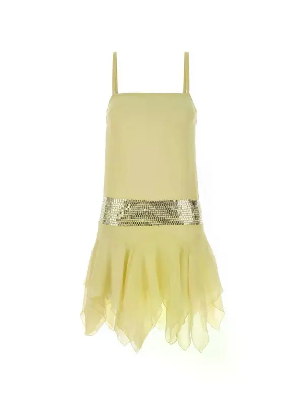 Gimaguas Mini Leila Sequin-embellished Ruffled Dress