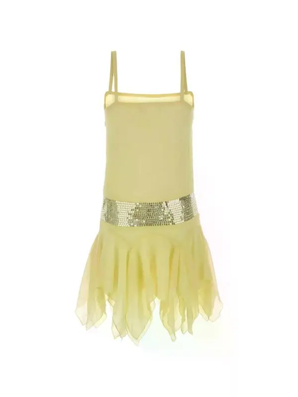 Gimaguas Mini Leila Sequin-embellished Ruffled Dress