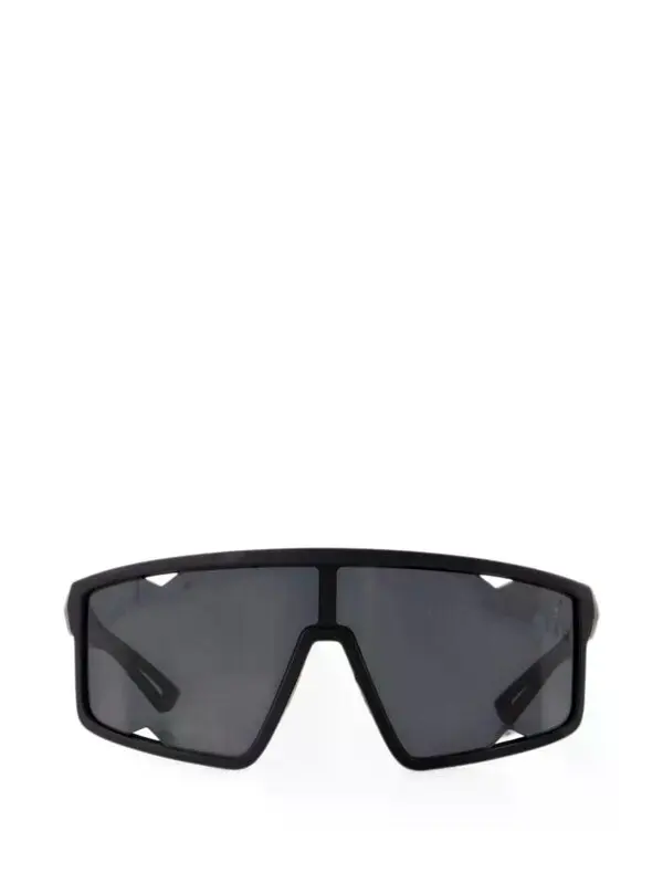 Prada Geometric-frame Sunglasses - Black