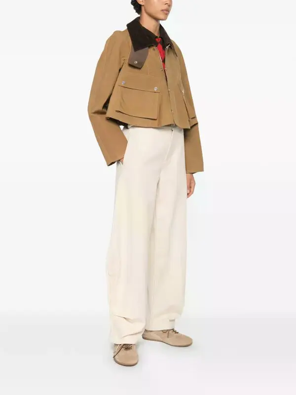 JW Anderson Barn Jacket In Biscuit
