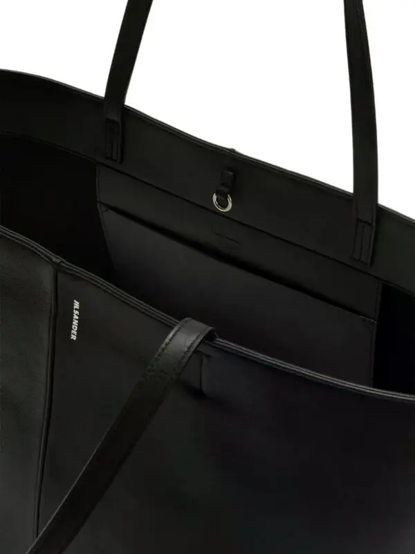 JIL SANDER Linea Large Leather Tote Bag