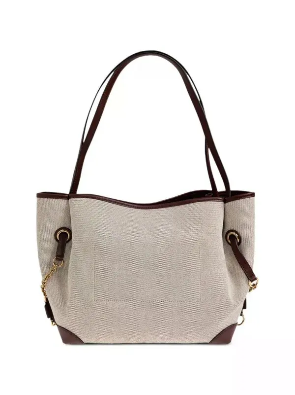 Chloé Clover Double-carry Bag In Canvas
