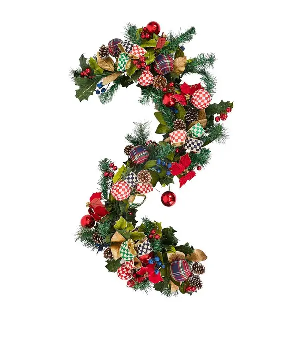 MACKENZIE-CHILDS Timeless Tartan Garland