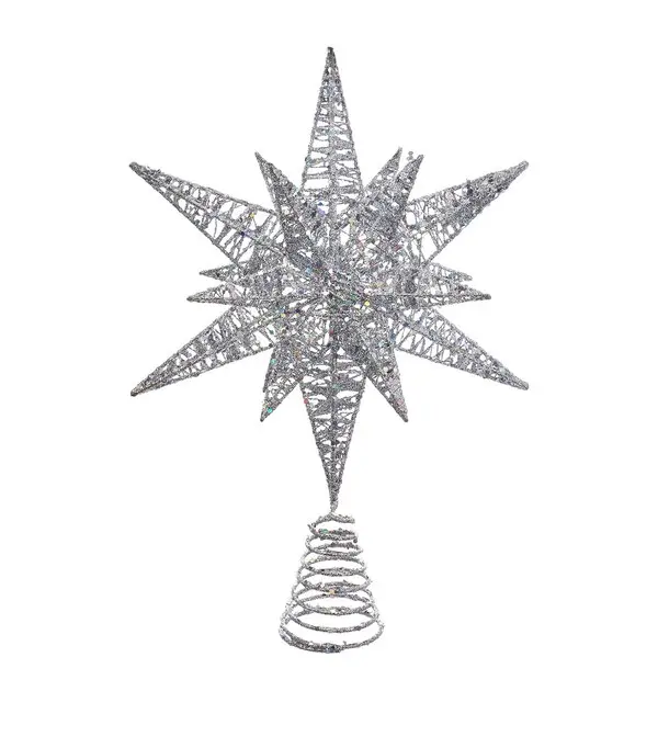KURT.S.ADLER Glitter Star Tree Topper