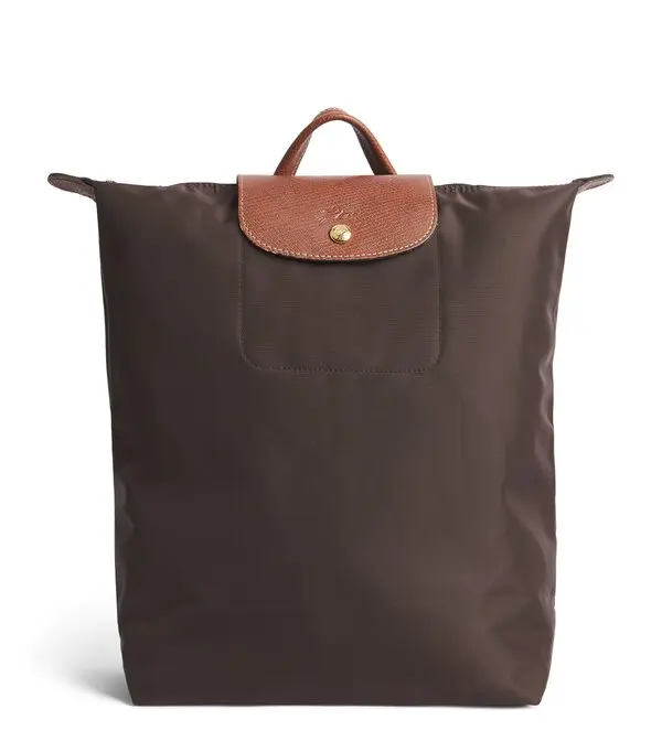 Longchamp Medium Le Pliage Original Backpack - Brown