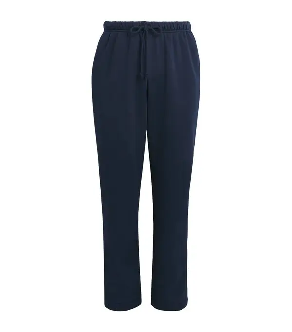 SKIMS Fleece Lounge Classic Straight Sweatpants - Navy