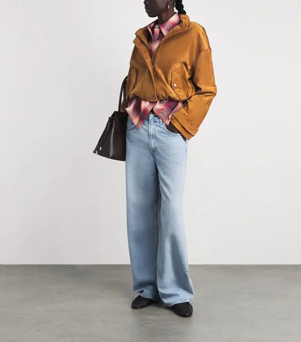Veronica Beard Suede Bateman Jacket