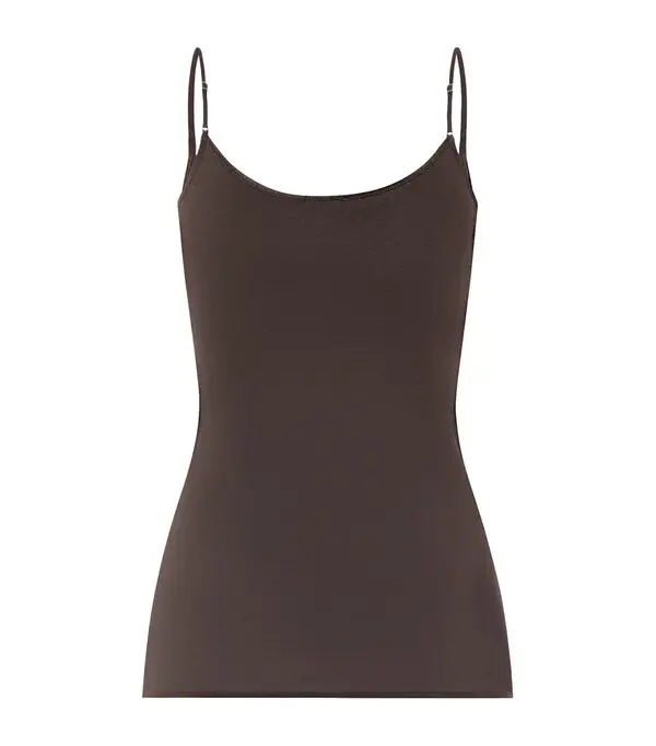 Hanro Cotton Seamless Camisole - Brown
