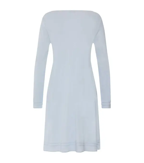 Hanro Cotton Long-sleeve Nightdress