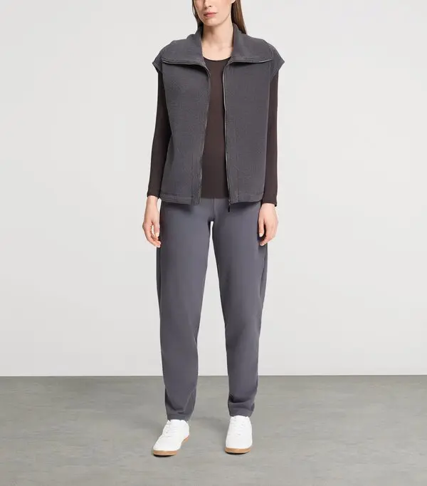 Hanro Fleece Gilet - Grey