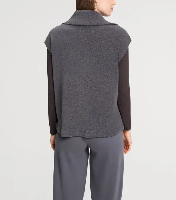 Hanro Fleece Gilet - Grey