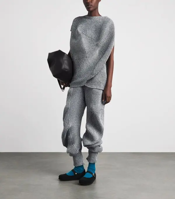 Issey Miyake Found Stone Knitted Top