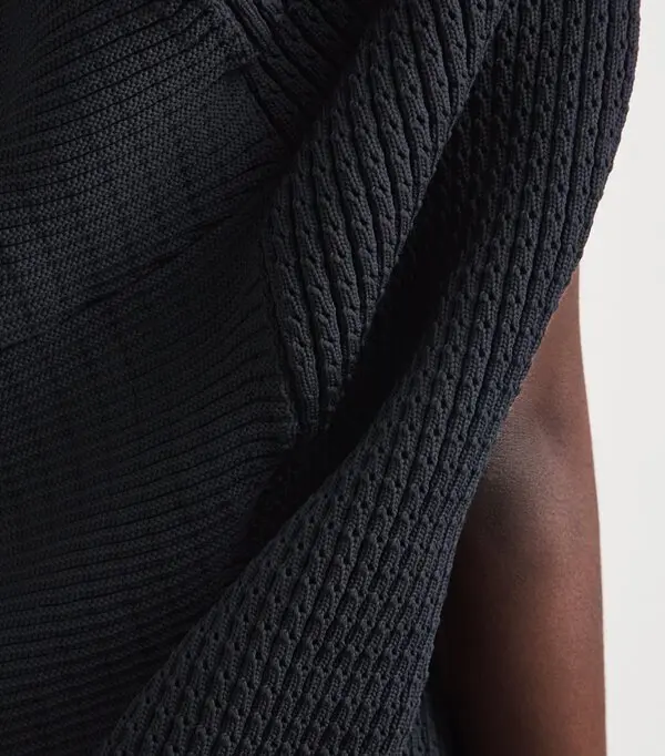 Issey Miyake Found Stone Knitted Top