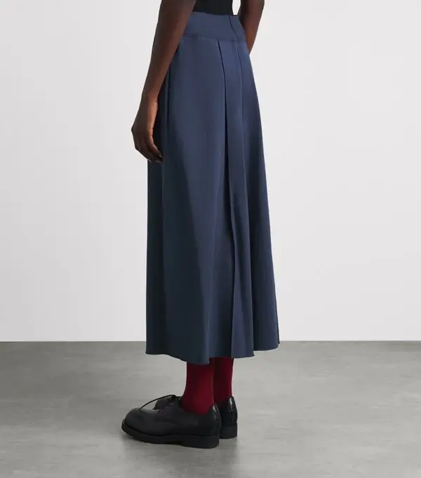 Issey Miyake Campagne Cropped Wide-leg Trousers