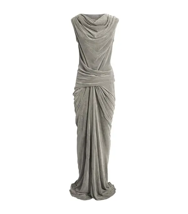 Rick Owens Strutter Maxi Dress - Brown
