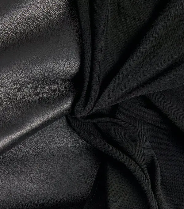 Alex Perry Leather-jersey Asymmetric Gown
