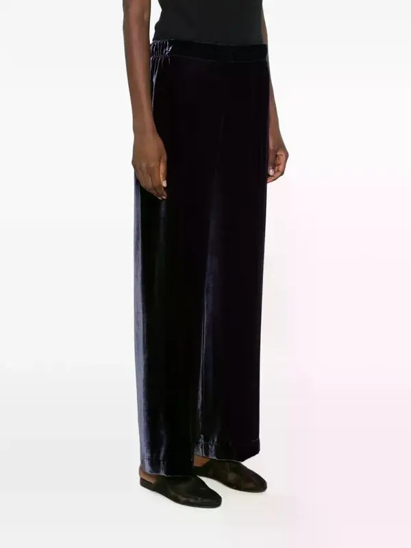 WHYCI Velvet Elasticated Pyjama Trousers