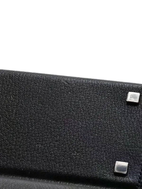 Hermès Cinhetic Top Handle Bag Verso Chevre Mysore Satchel - Black