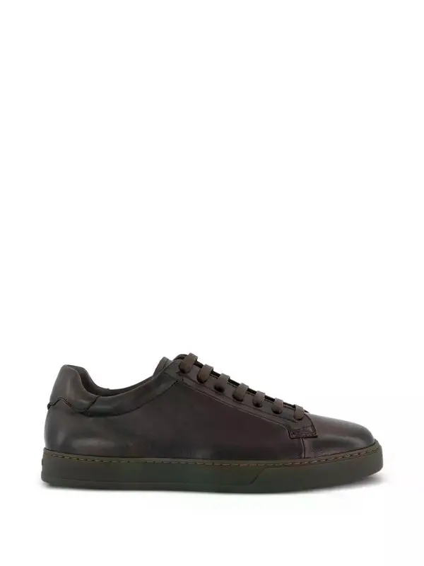 DOUCAL'S Leather Low-top Sneakers