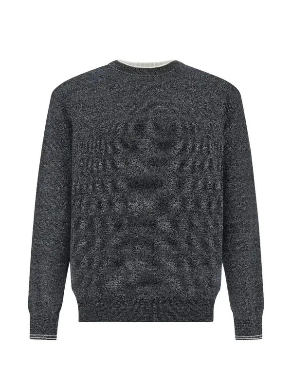 Paul & Shark Fil-à-fil Double-collar Sweater