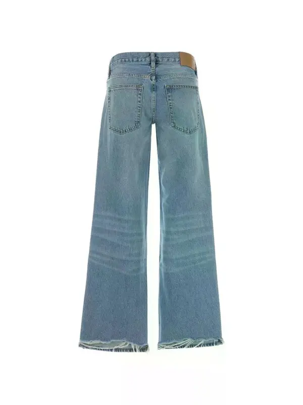 FRAME The Gray Wide-leg Jeans