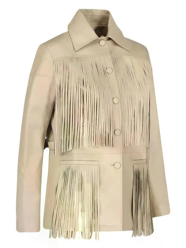 DANCASSAB Dixie Fringed Leather Jacket