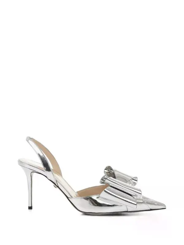Mach & Mach Le Cadeau Bow-detail Slingback Pumps