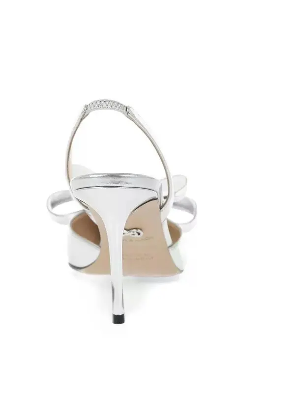 Mach & Mach Le Cadeau Bow-detail Slingback Pumps