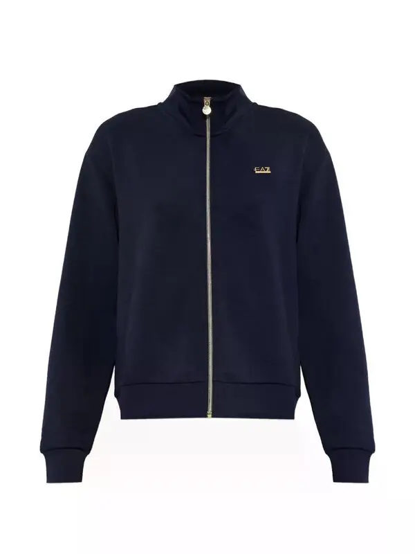 EA7 Logo-plaque Zip-up Sweatshirt