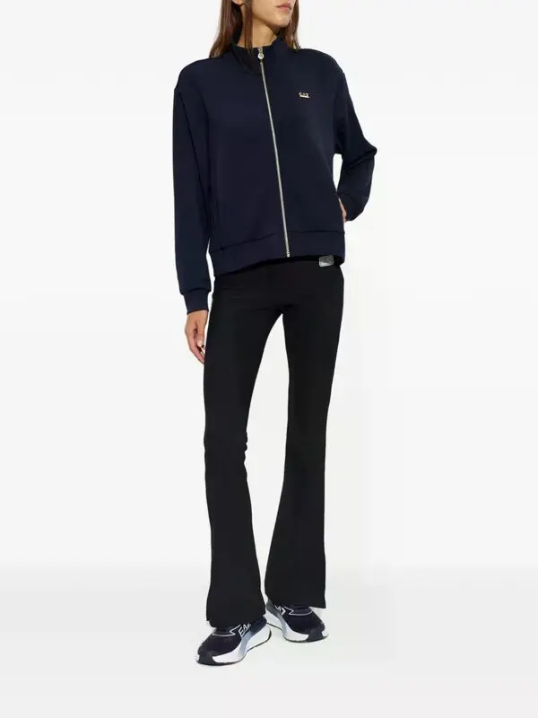 EA7 Logo-plaque Zip-up Sweatshirt