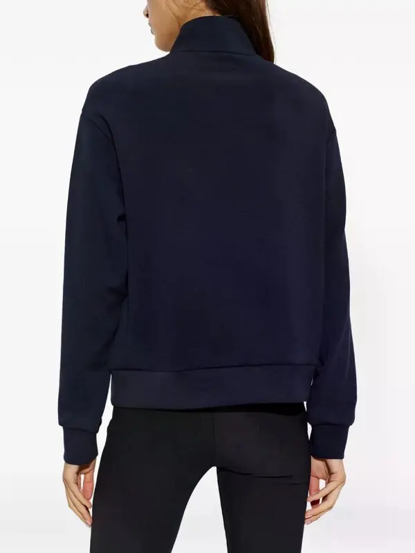 EA7 Logo-plaque Zip-up Sweatshirt