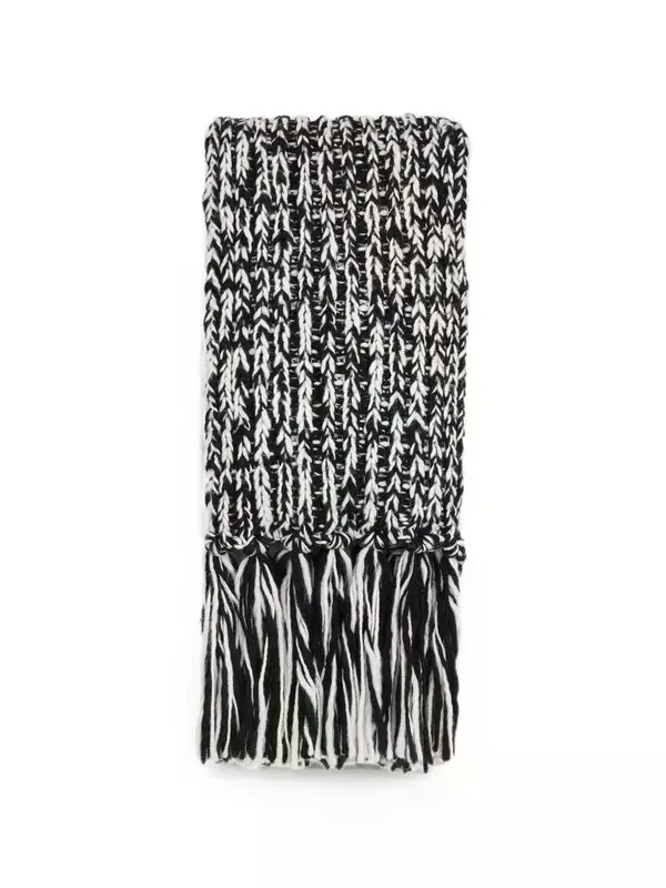 AMI Paris Wool Knit Scarf