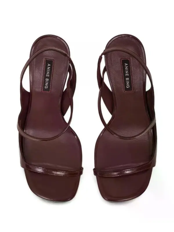 ANINE BING Iva Sandals Smooth