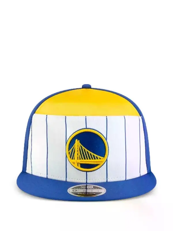 New Era Golden State Warriors Tip-off Split Panel 9fifty Snapback Cap - Blue