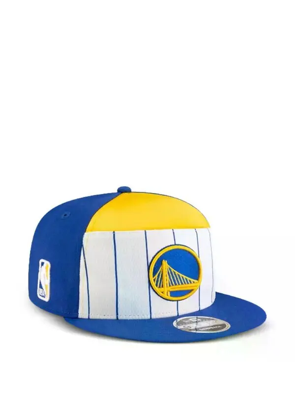 New Era Golden State Warriors Tip-off Split Panel 9fifty Snapback Cap