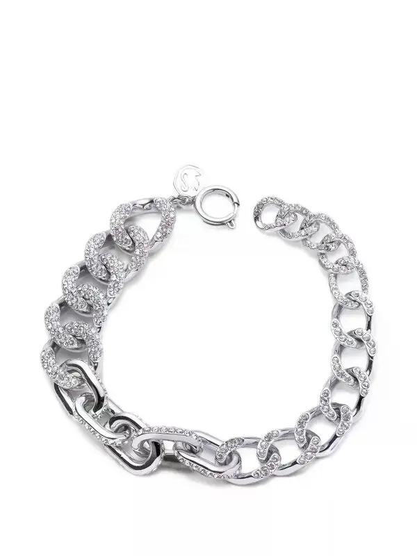 SWAROVSKI Dextera Crystal-embellished Chain Bracelet - Silver