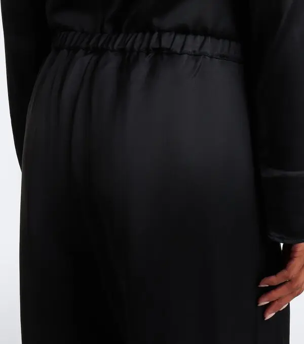 RÓHE Satin Wide-leg Pants