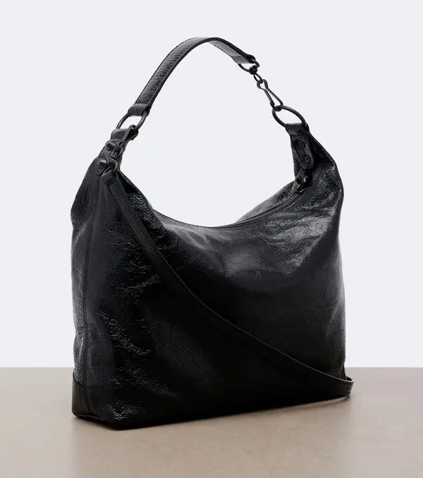 Balenciaga Le City Small Leather Shoulder Bag