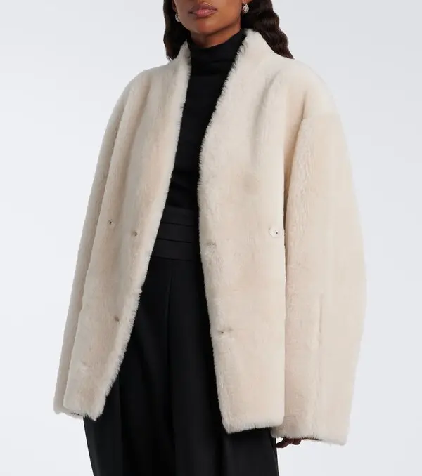 Loulou De Saison Catherine Reversible Shearling Jacket